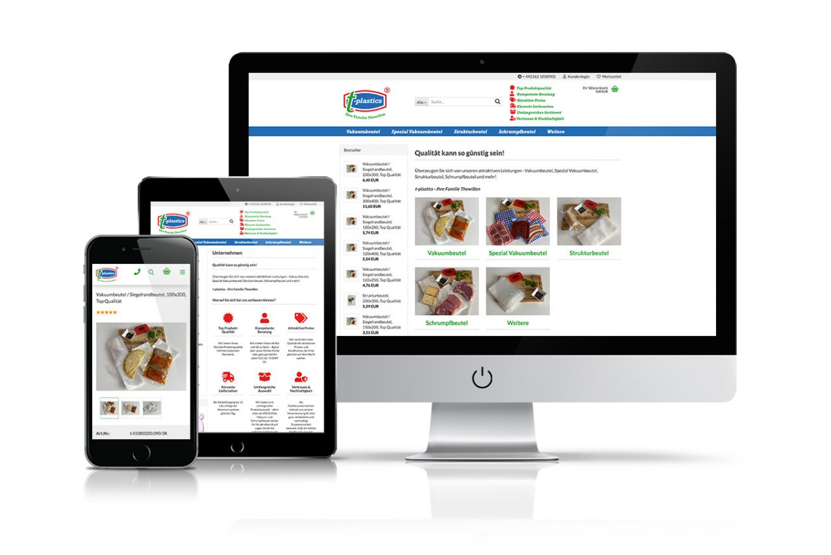 Website Showcase: t-plastics - Markus Zellner Mediadesign